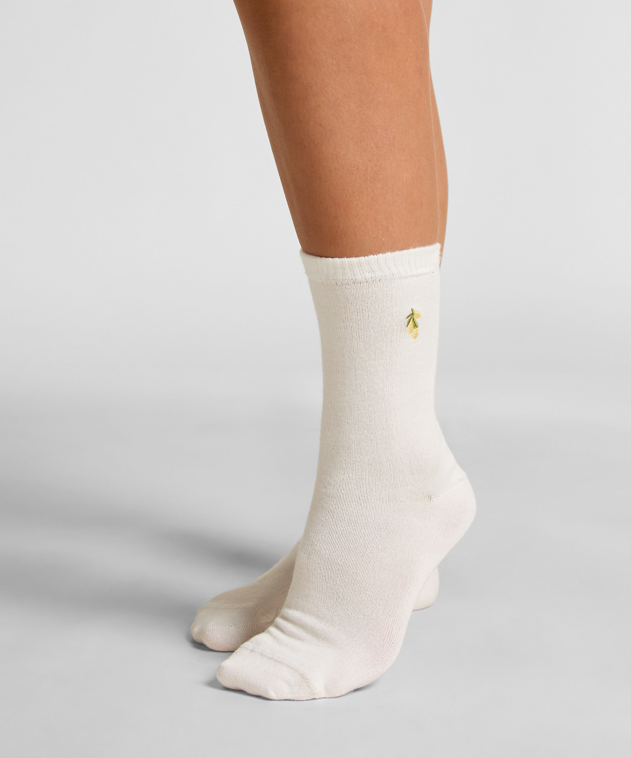 Modal Crew Socks - White - All Hosiery - Hunkemöller