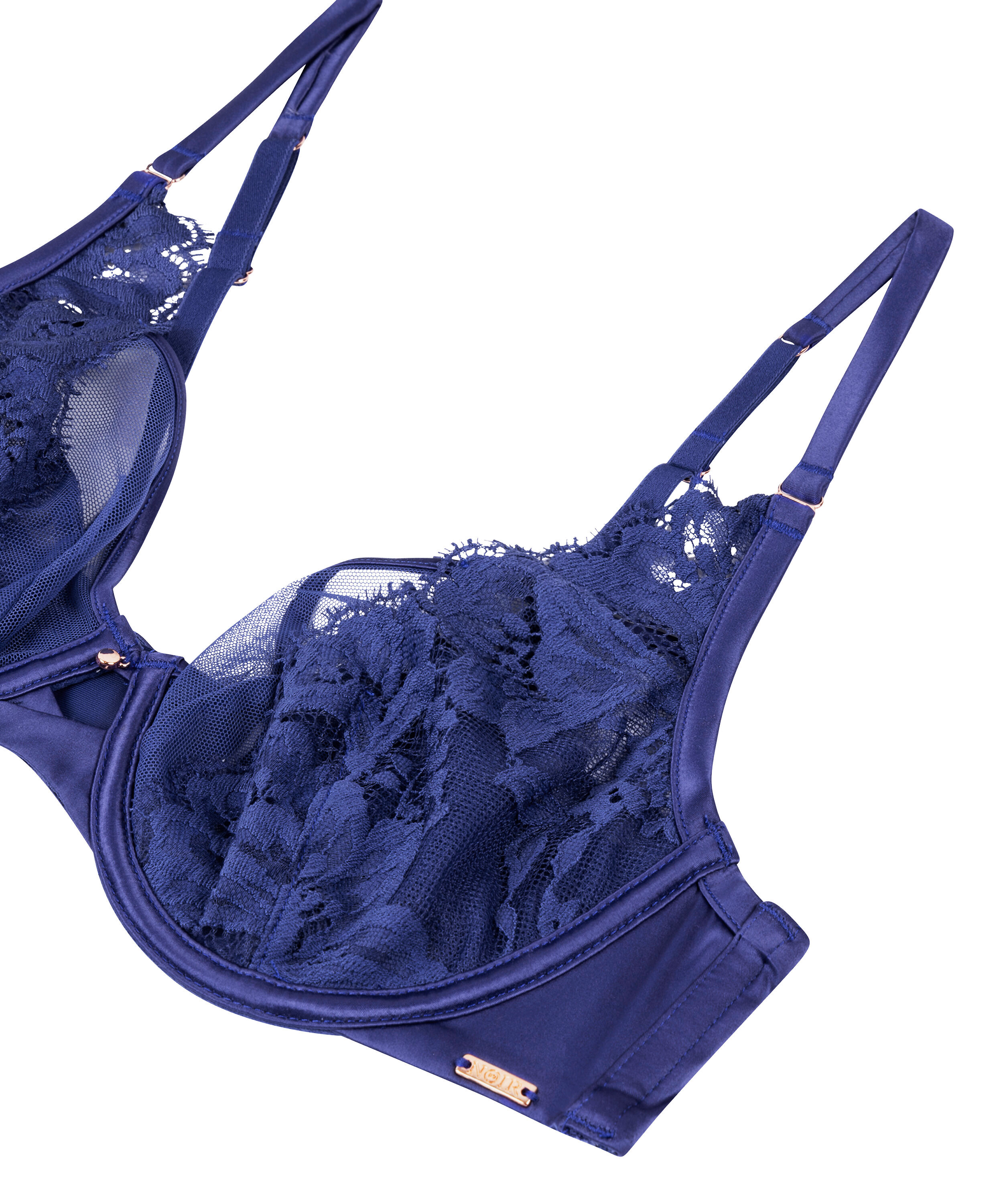 Grace Non-Padded Underwired Bra - Blue - Non-Padded Bras - Hunkemöller