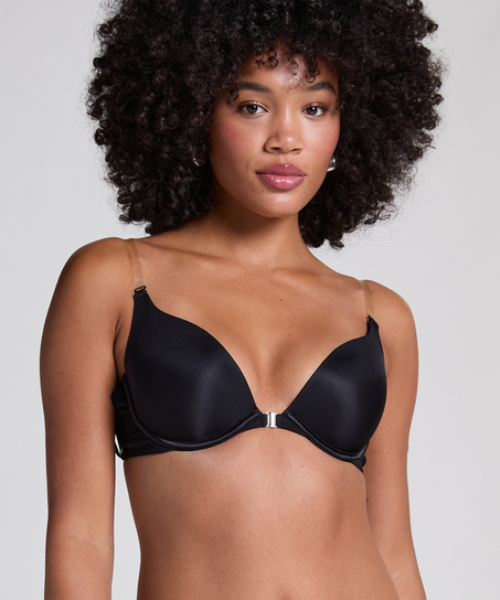 Transparant Padded Underwired Push-Up Bra - Push-up Bras - Hunkemöller