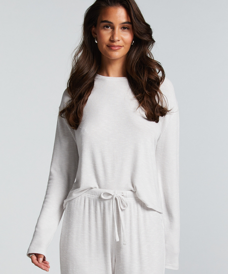 Long-Sleeved Pyjama Top - Tops - Hunkemöller