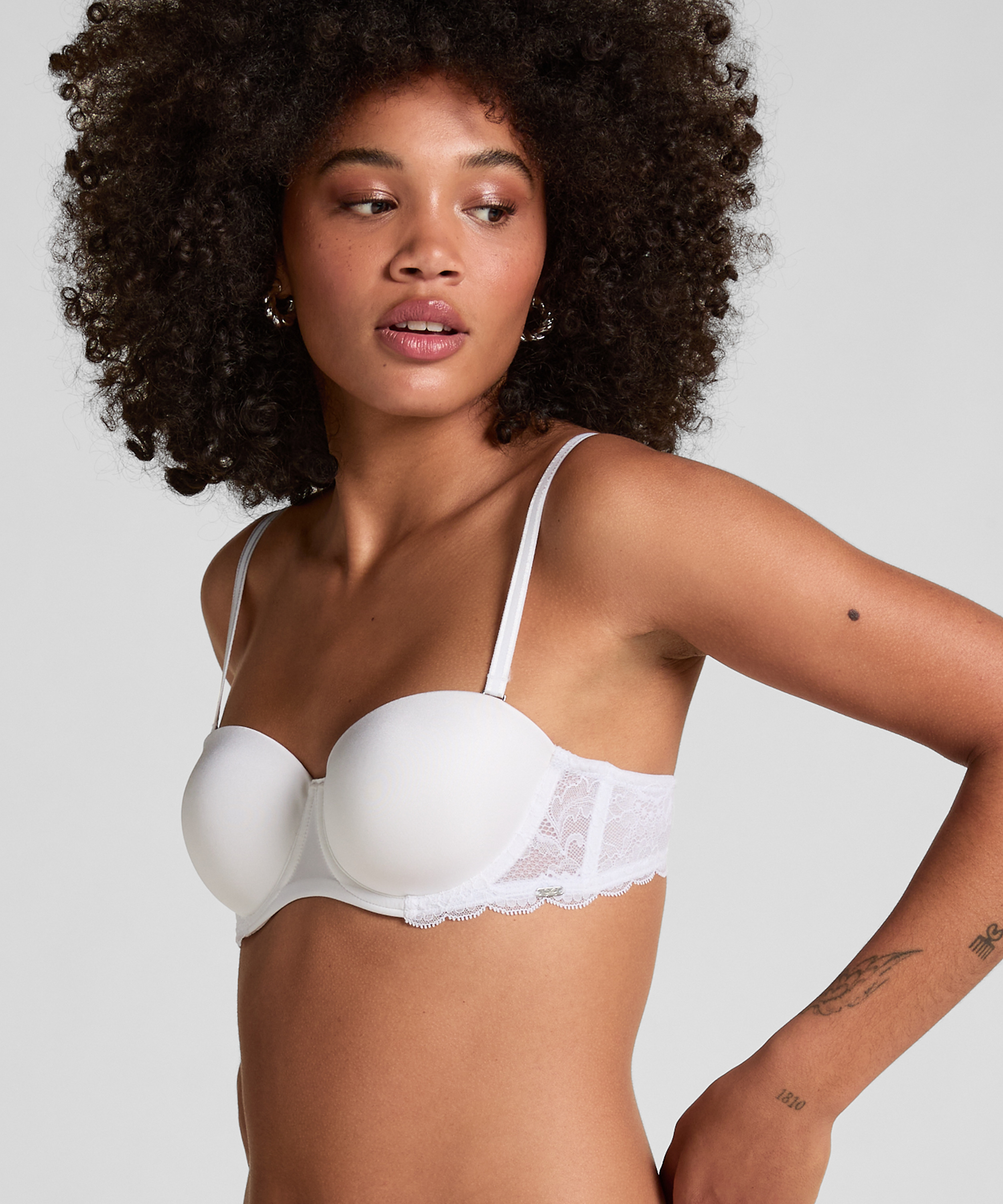 Angie Padded Underwired Strapless Bra - Plus Size Bras - Hunkemöller