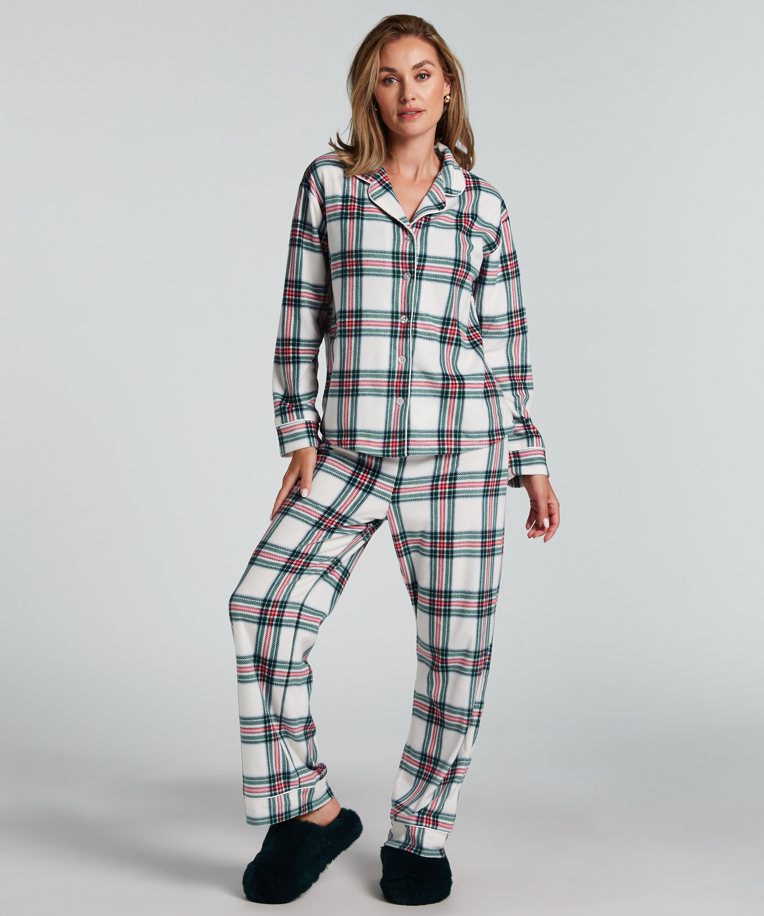 Fleece Pyjama Set - Pyjamas - Hunkemöller