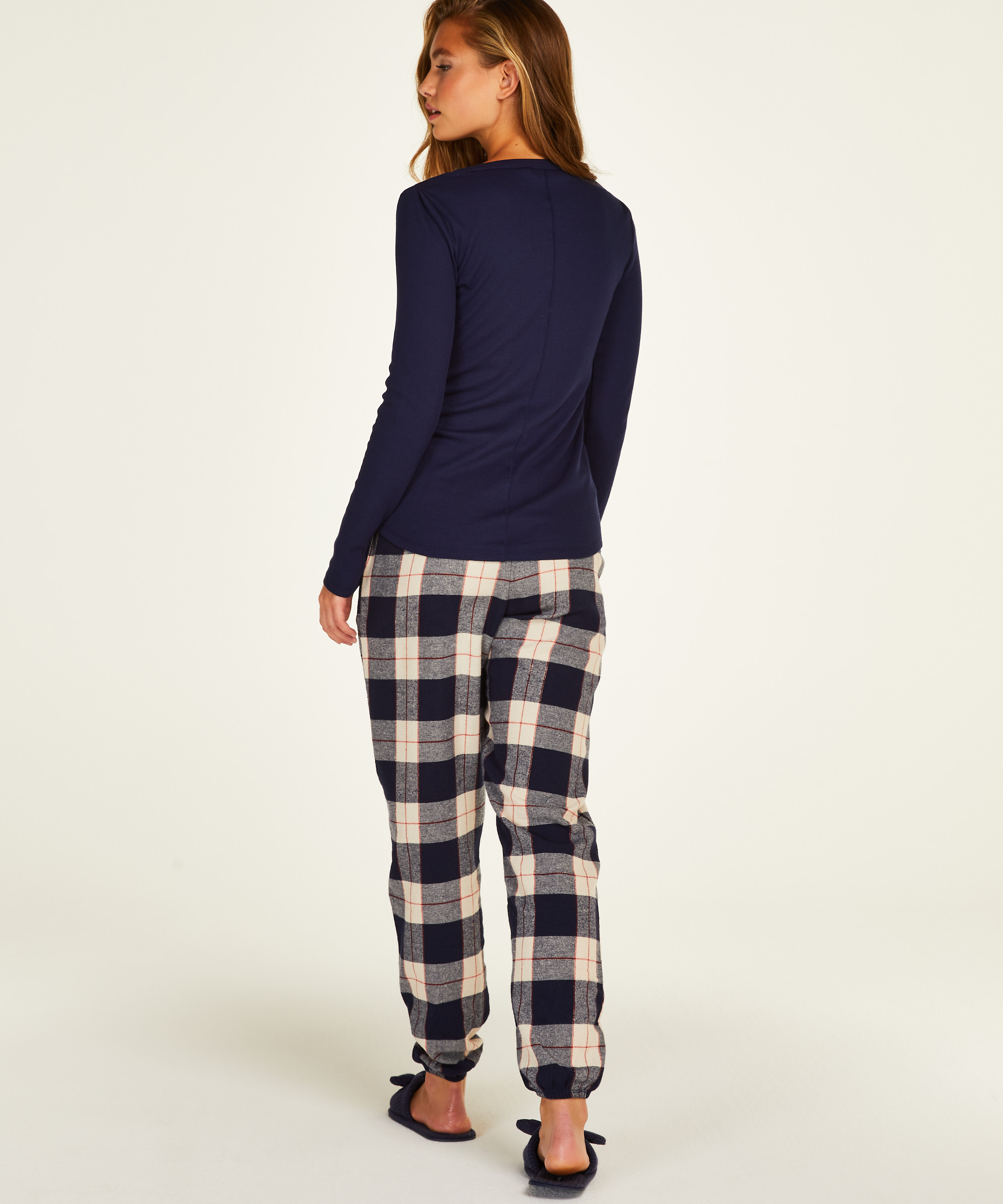 Petite Twill Check Pyjama pants - Pyjama Bottoms - Hunkemöller